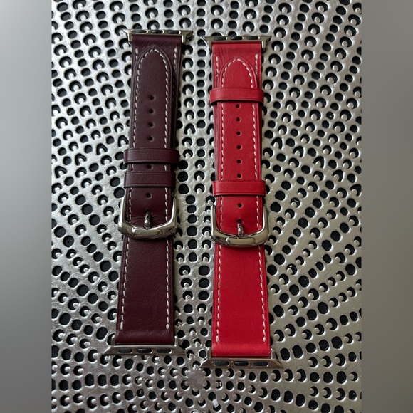 Accessories | Set Of 2 Leather Watch Strap Adjustable Quick Release ...